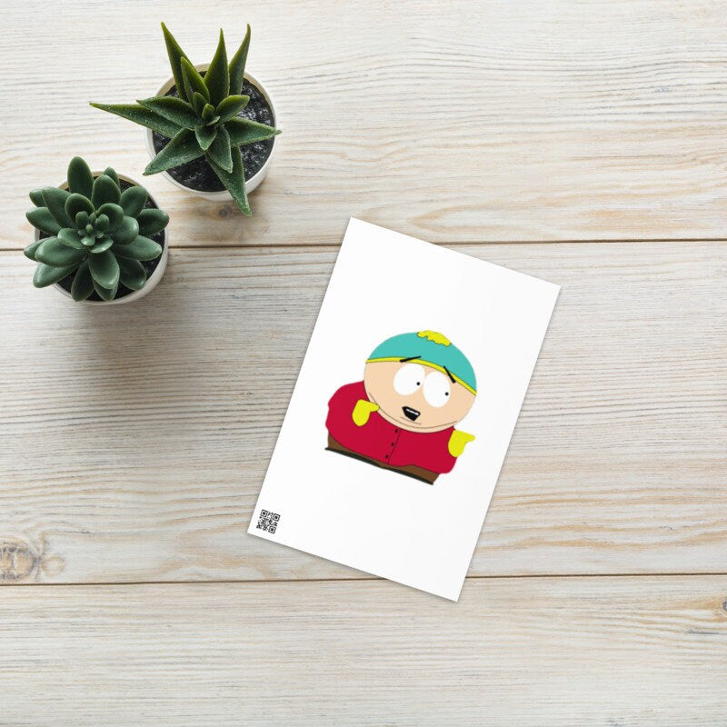 eric cartman respect greeting card ,birthday card ,southpark birthday ...
